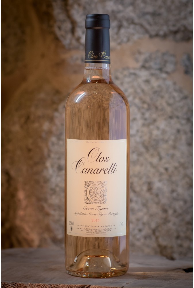 Clos Canarelli Rosé 2016 vin corse Vins, AOC Figari